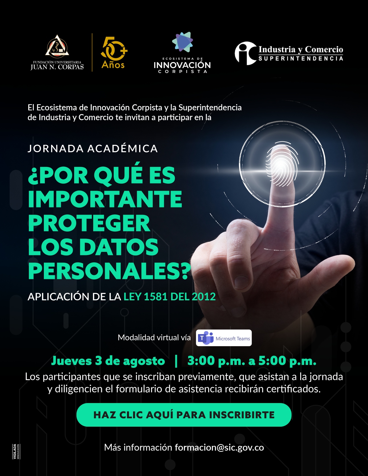 El Ecosistema de Innovación Corpista y la Superintendencia de Industria ... El Ecosistema de Innovación Corpista y la Superintendencia de Industria ...